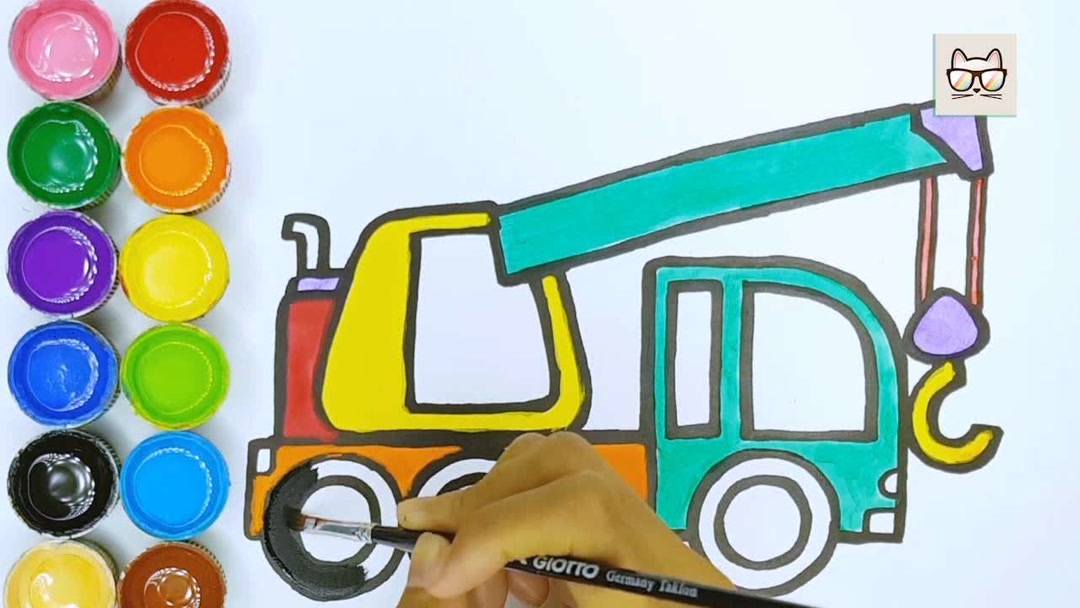 三分钟简笔画创意涂鸦:小卡车,动手一起画吧