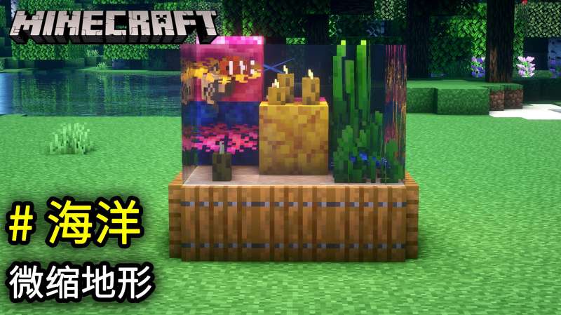 Minecraft建筑:3x3微缩暖水海洋