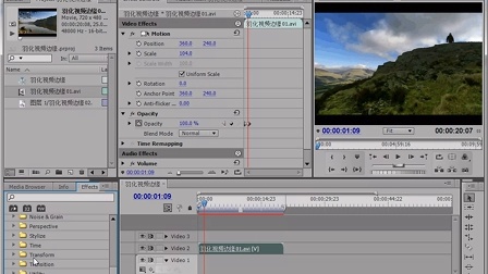 实例020 羽化视频边缘