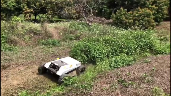 RC RTK割草车果林暴力测试#硬派越野 #园林绿化 #园林机械