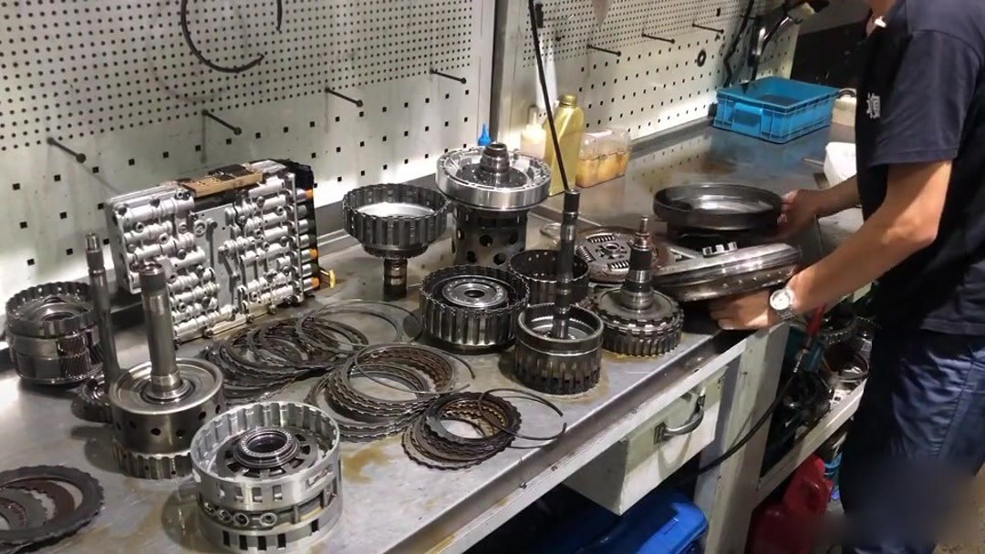 宝马523变速箱打滑抖动维修6HP19、常见故障60码抖动、离合器打滑...