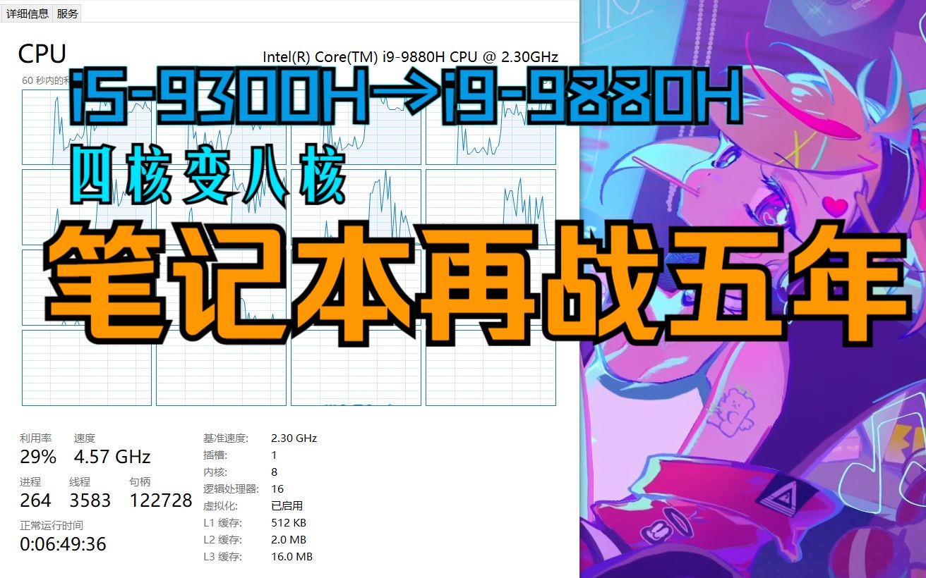 笔记本升级cpu后提升能有多大?