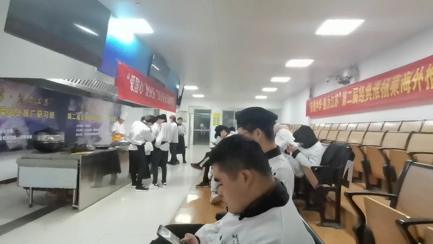 上实训课的一天