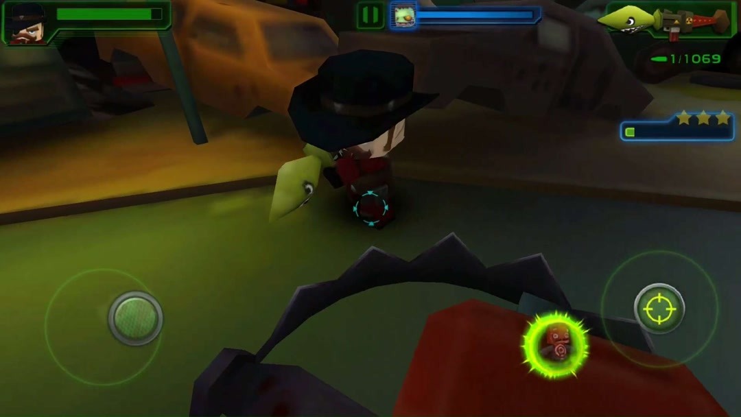 迷你世界僵尸大战 威力巨大的火箭炮打僵尸