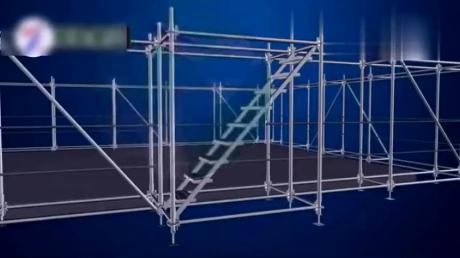 盘扣式脚手架施工工艺演示