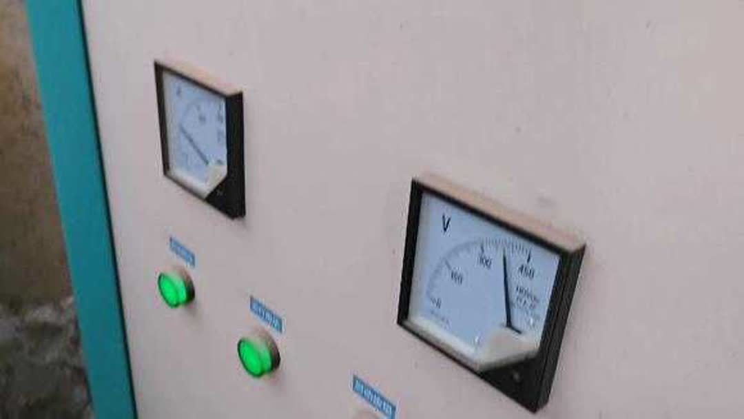 55千瓦电机用软启动降低启动电流,控制电路实物接线图纸,