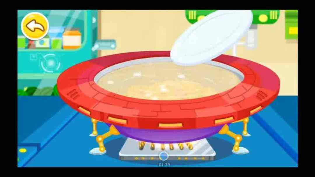 宝宝巴士动画:宝宝星际厨房,儿童益智游戏