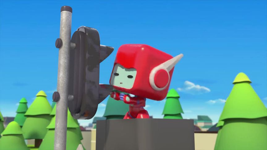 百变布鲁可:布布维修信号灯,一切恢复正常运转,鲁鲁也很重要的