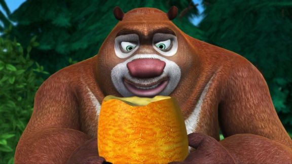 环球大冒险:熊大熊二去野餐,食物不翼而飞了