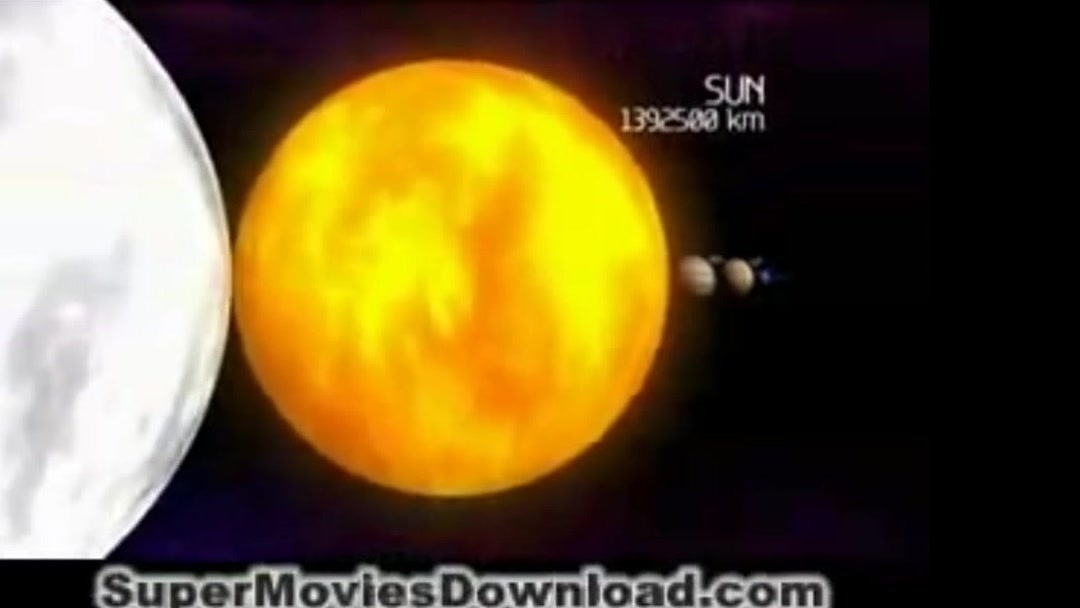 宇宙中某些行星的大小