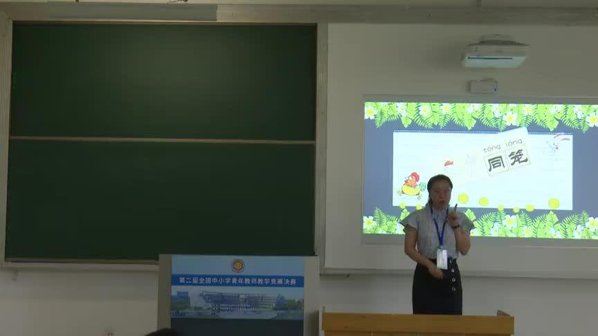 第二届全国中小学青年教师教学竞赛决赛小学组数学《鸡兔同笼》