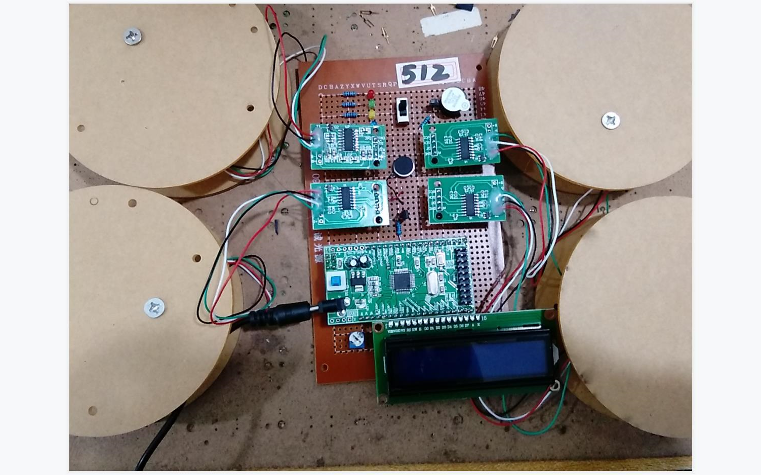基于STM32单片机的智能书桌课桌防近视坐姿检测系统设计-LCD1602-...
