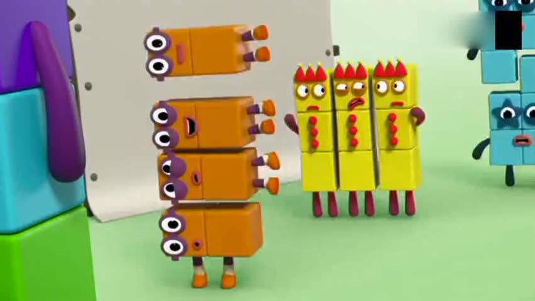 数字积木动画 早教启蒙 数字1古灵精怪