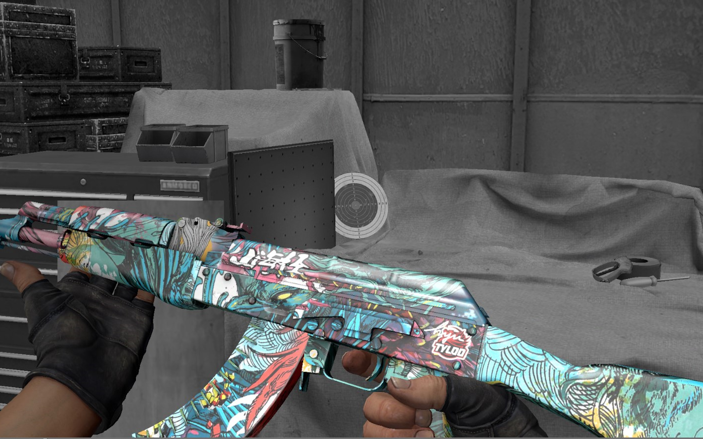 【CSGO】自制皮肤展示——“山海经”(还有我的TYLOO签名额~)