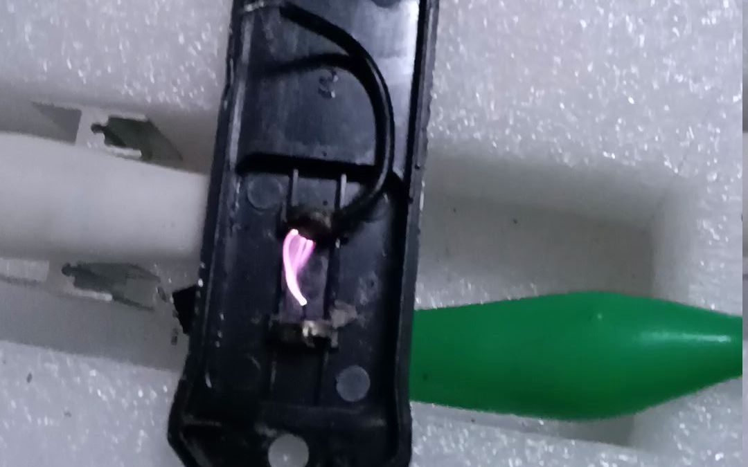 电视机高压包单管自激12v效果图