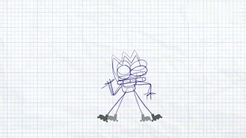 铅笔人搞笑动画视频:滑轮高手