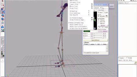 MAYA FBIK系统和Motionbuilder之间的数据交换