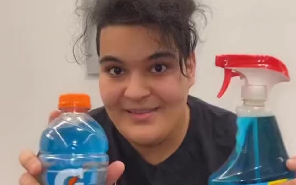 Drinking Windex Prank