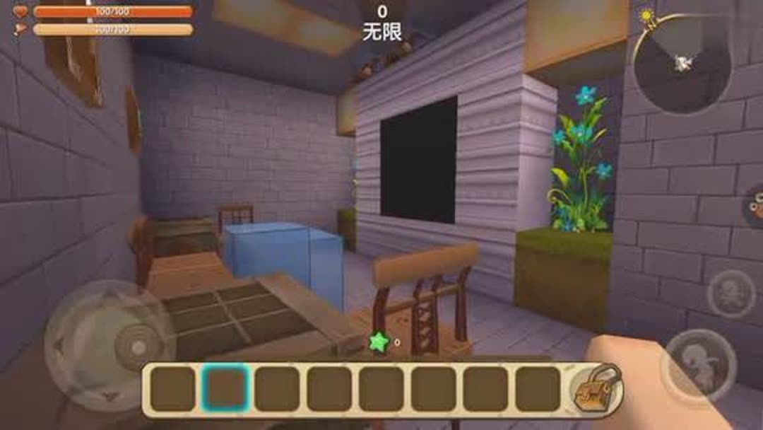 迷你世界电梯豪宅三层别墅 带露天游泳池