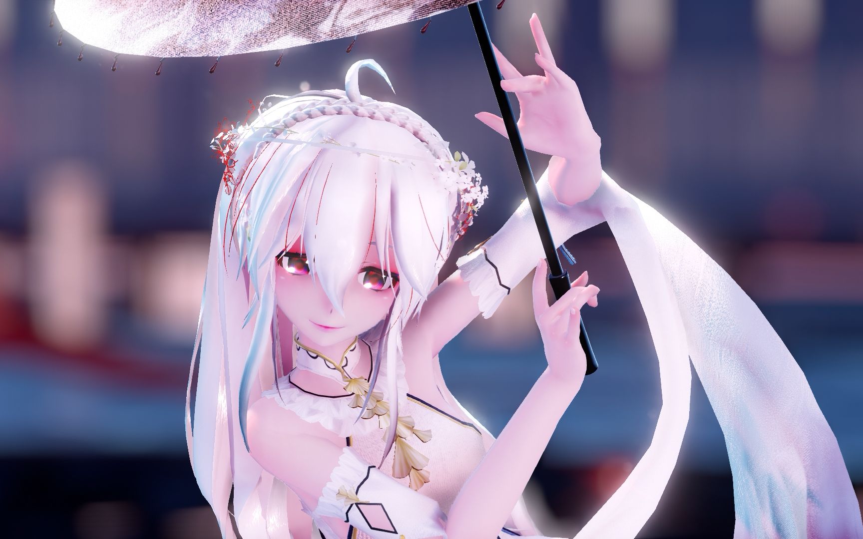 [原创镜头配布/古风唯美向]杏辞弱音-伞美人