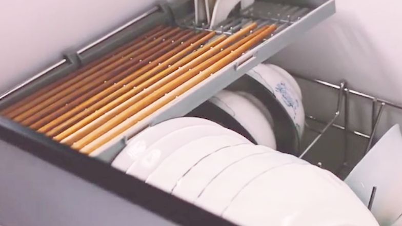 全自动家用洗碗机,一键简易便捷操作,餐具清洗更洁净!