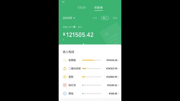 都在晒微信账单,我也来来,