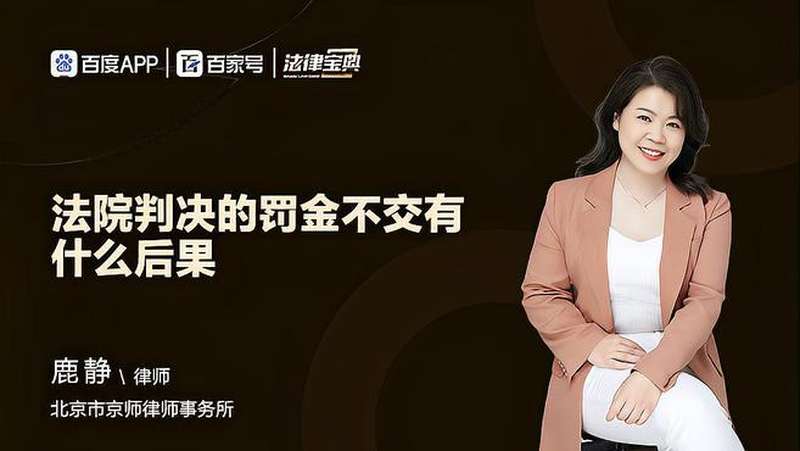 法院判决的罚金不交有什么后果