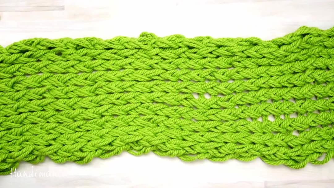 五分钟教你用手织出蓬松的围脖