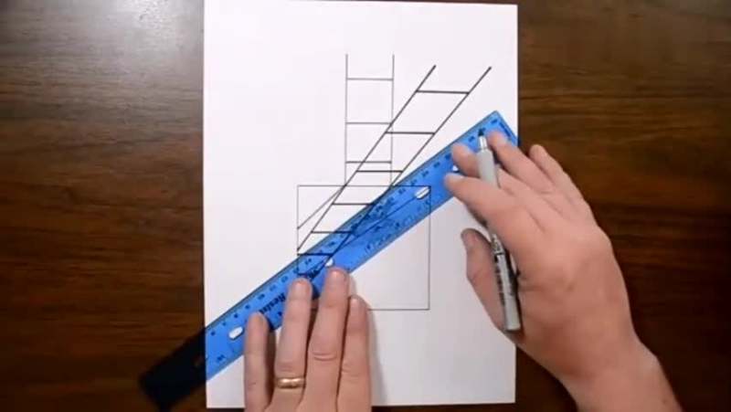 教大家画立体画,简单易学,零基础也能画出来,快来临摹学习吧
