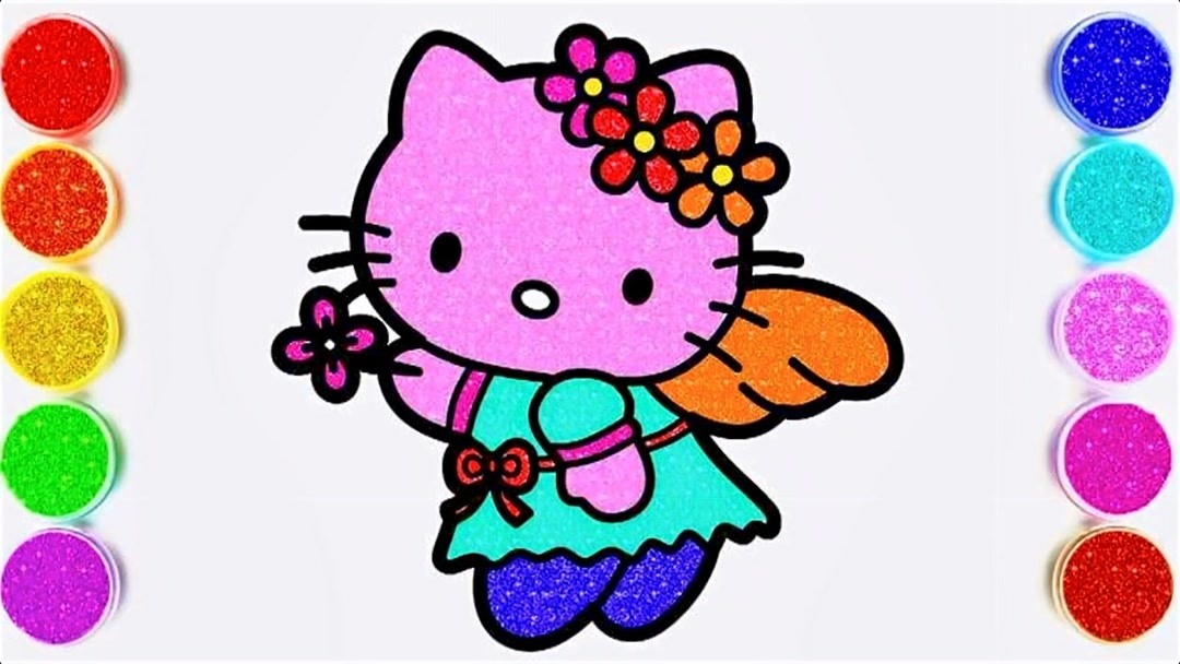 简笔画:教你画漂亮的凯蒂猫