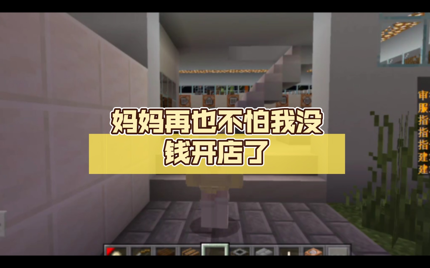 ...啦,妈妈再也不怕我没钱开店了(网易我的世界模拟人生城市服务器招人)