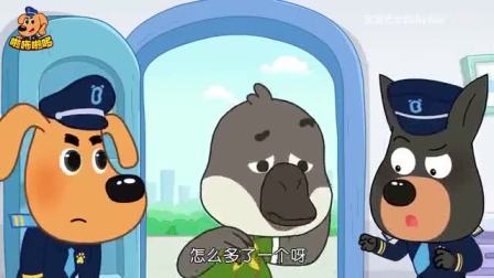 想混入我们内部是不可能的!- 安全警长啦咘啦哆