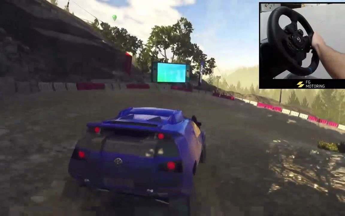 罗技方向盘g923 尘埃5 {油管转载}