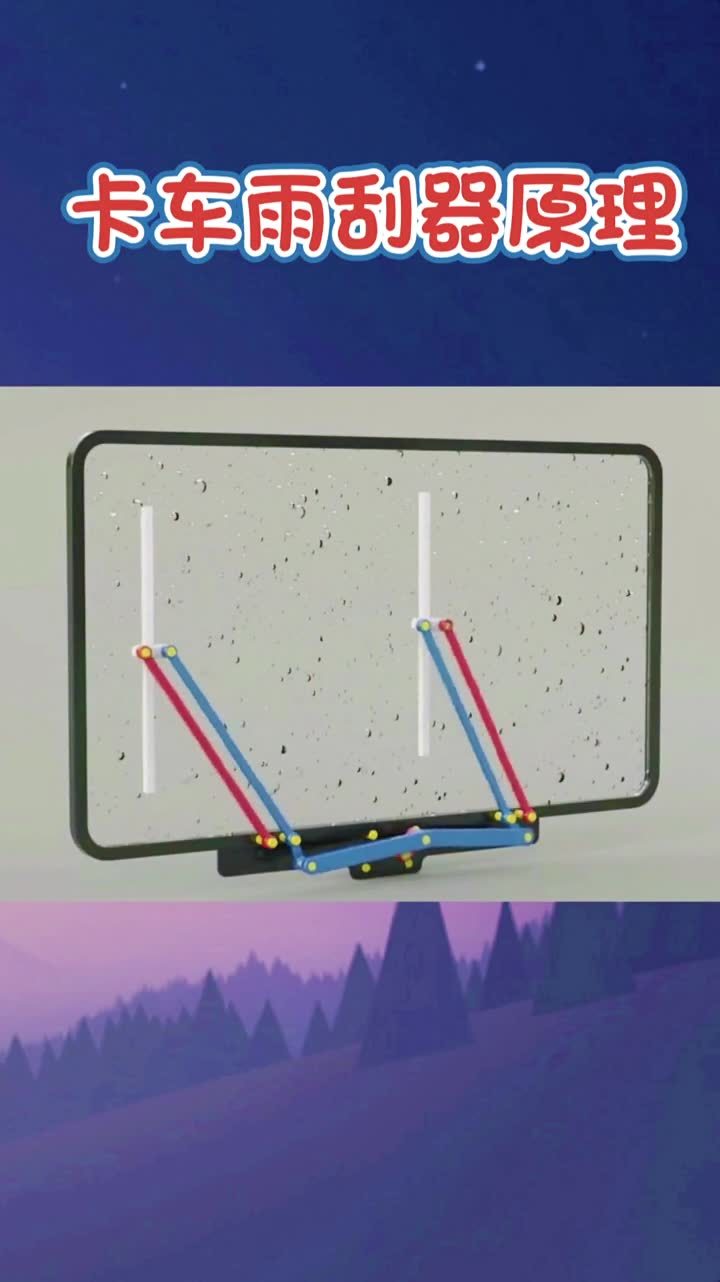 卡车雨刮器动画演示,电工知识