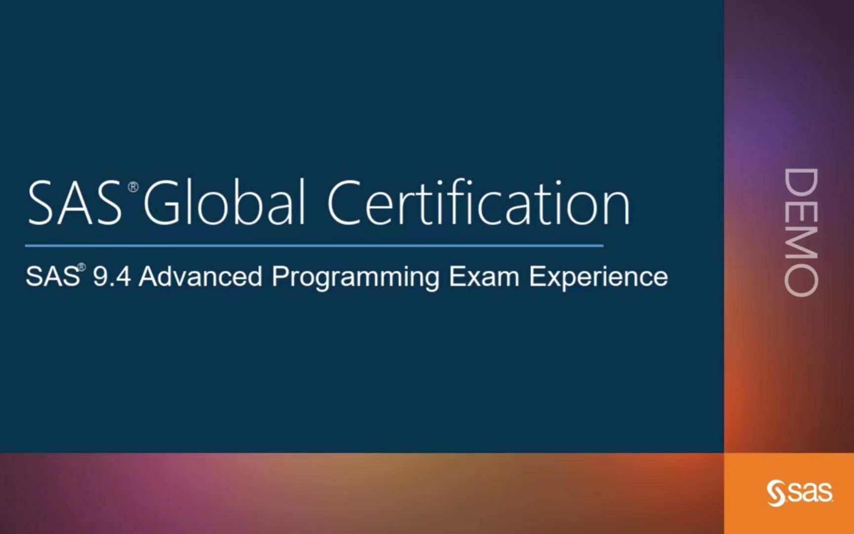 【SAS高级编程】P0 高级编程考试教程