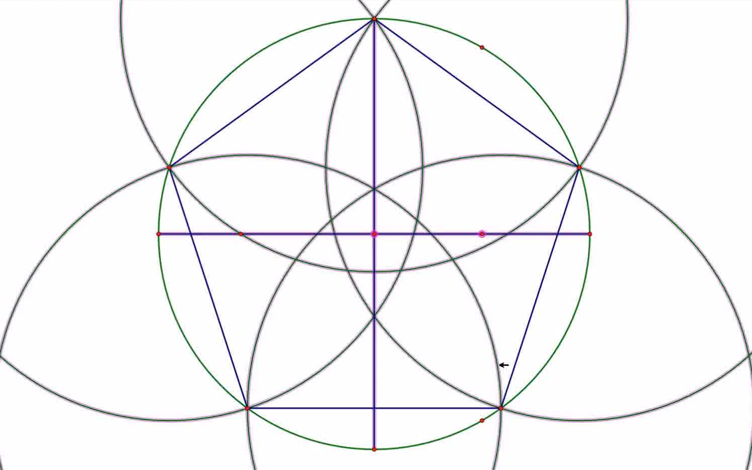 【数学 尺规作图】3 正5边形