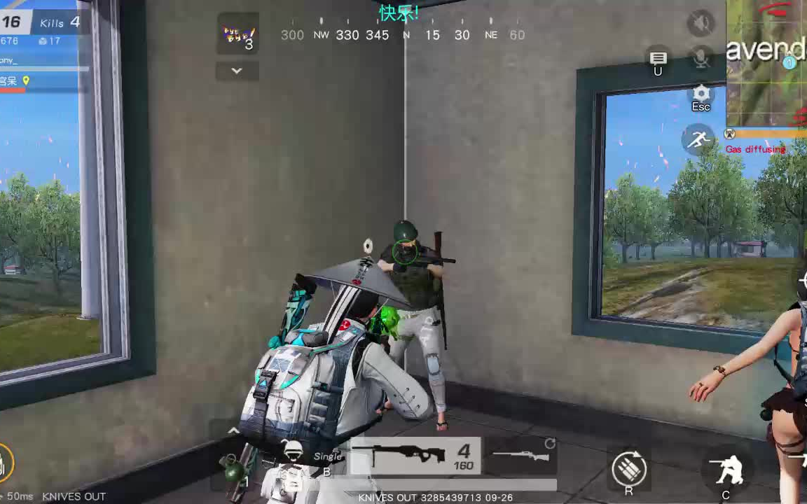 荒野行动:抽到狙击枪皮肤的我竟菜的真实。