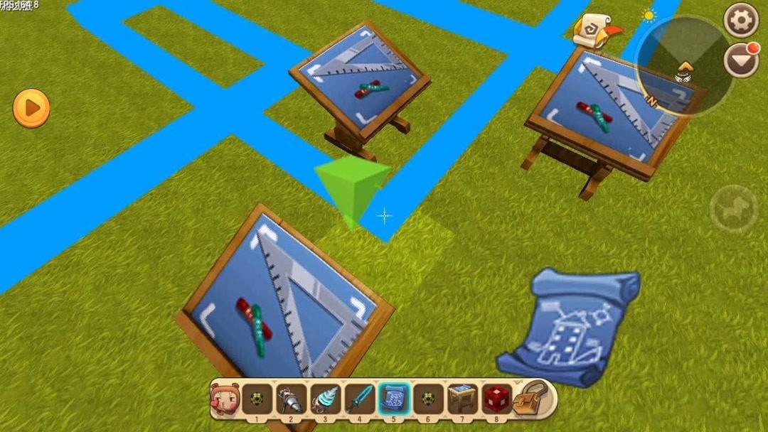 迷你世界:版本大更新,新工作台建筑蓝图,能快速建筑房屋