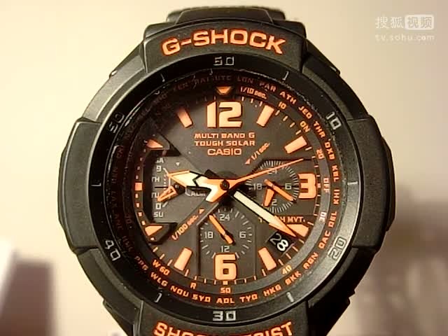 CASIO手表GW-3000(5121)时间手动设定