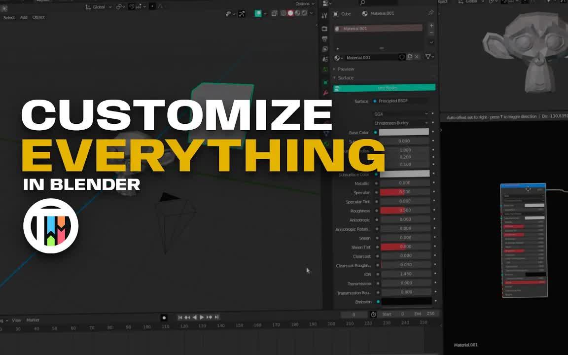iBlender中文版插件Theme Editor 教程在 Blender 2.9 中自定义一切 - ...