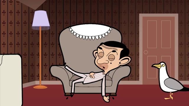 憨豆搞笑动画:憨豆先生交了新朋友