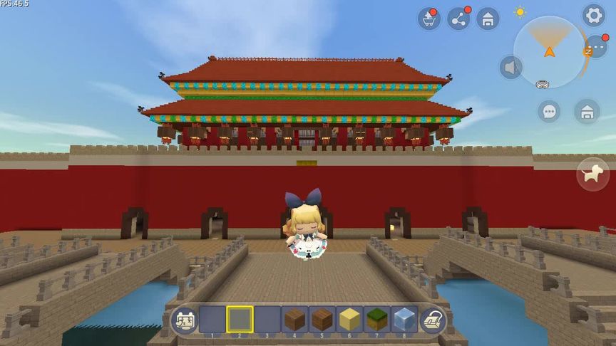 迷你世界:土包子参观故宫,多米没去过故宫,这次真的是大开眼界