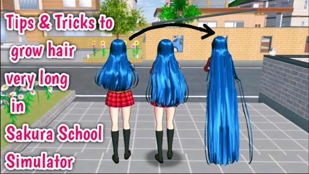 樱花校园模拟器:教你如何制作长头发,这样才能美美哒