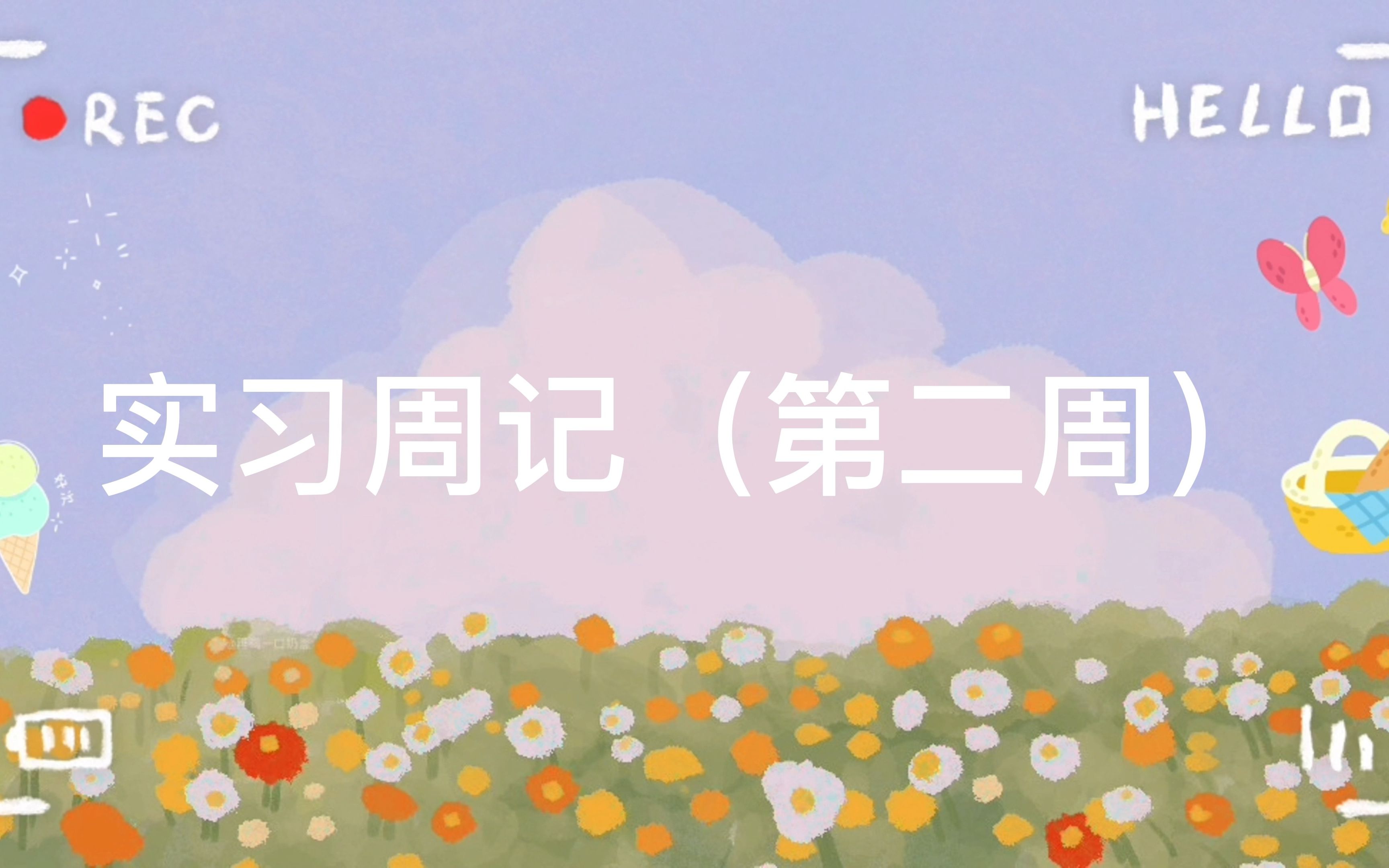 实习周记(第二周)