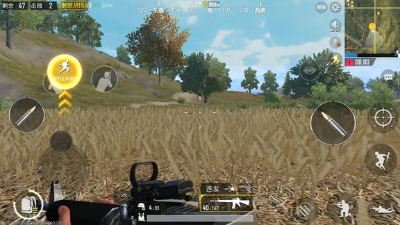 绝地求生:咱们二倍镜换一换,吃鸡就在前方,枪法很6的