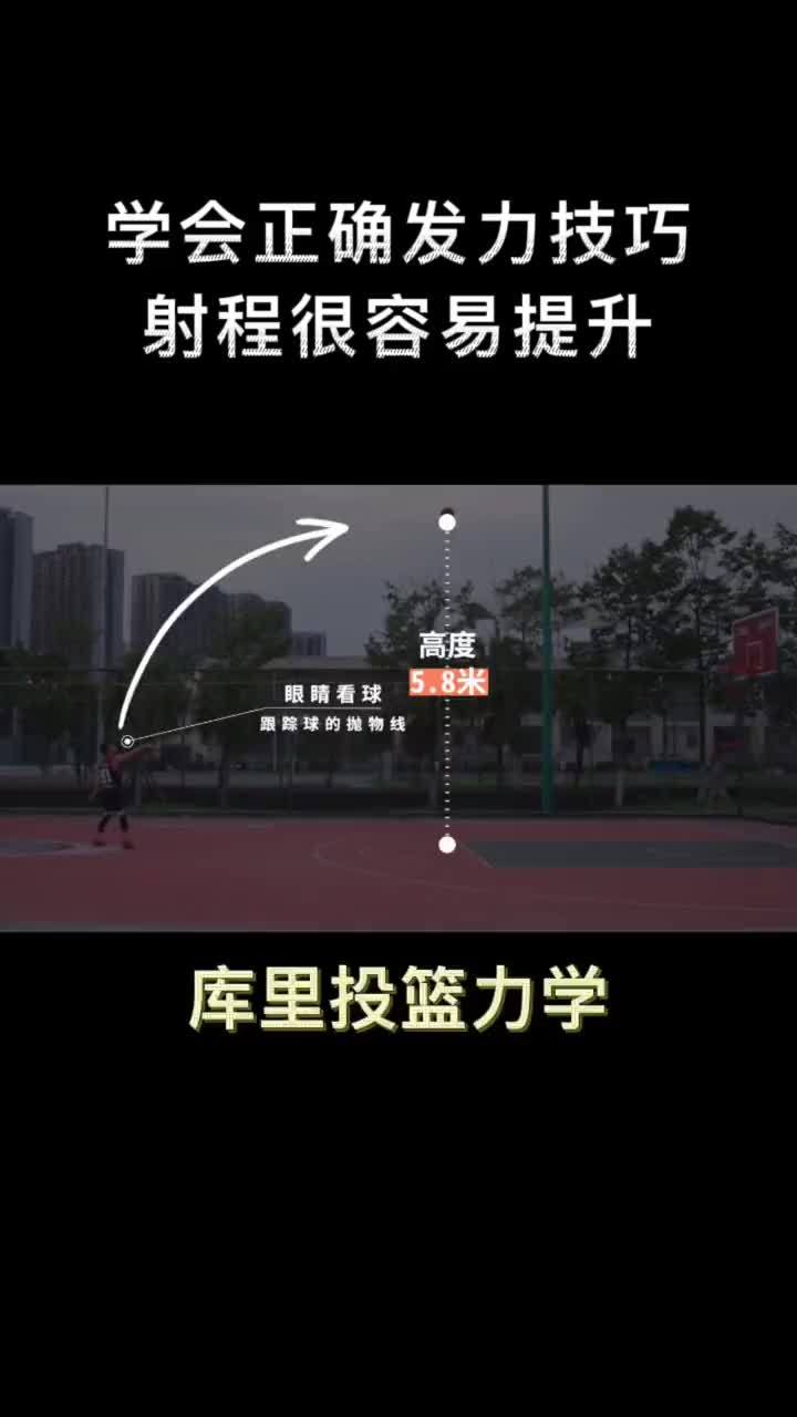 学习库里投篮发力技巧,很容易提升投篮射程。
