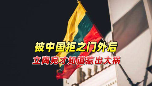 被中国拒之门外后,立陶宛才知道惹出大祸,这下场全世界都看到了