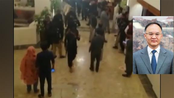 最新现场:巴基斯坦爆炸酒店大堂挤满人 中方使馆人员全体平安