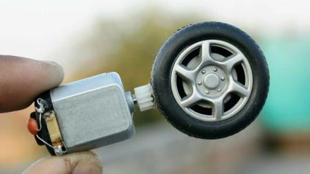 经过半天折腾, 竟用这个改装一辆电动玩具汽车, 这手艺也没谁了!