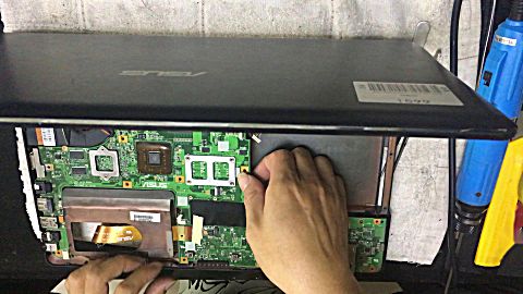 ASUS华硕U80 U80V笔记本更换主板拆解视频教程